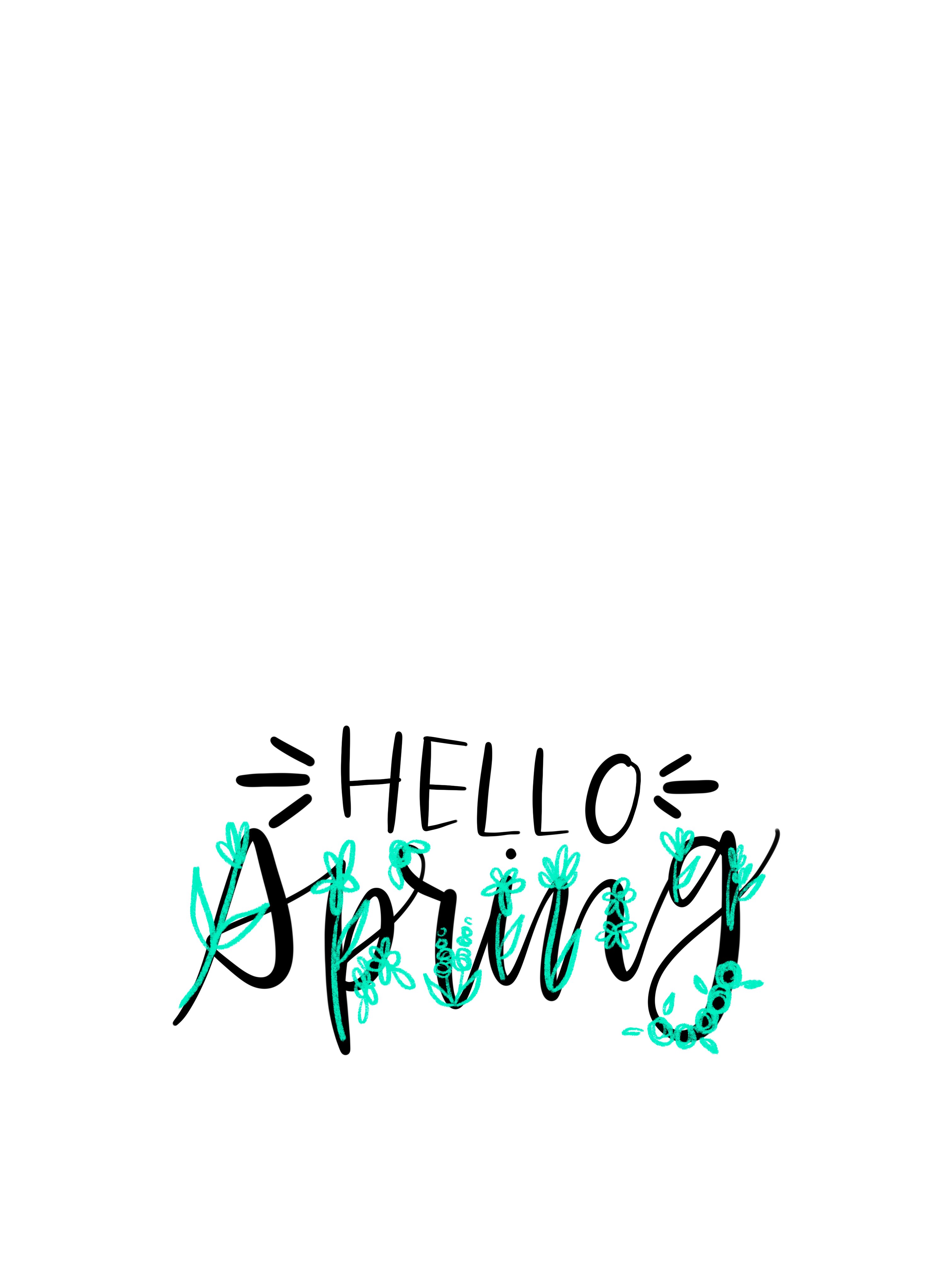 Hello Spring - Technique Sheet