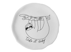sloth plate