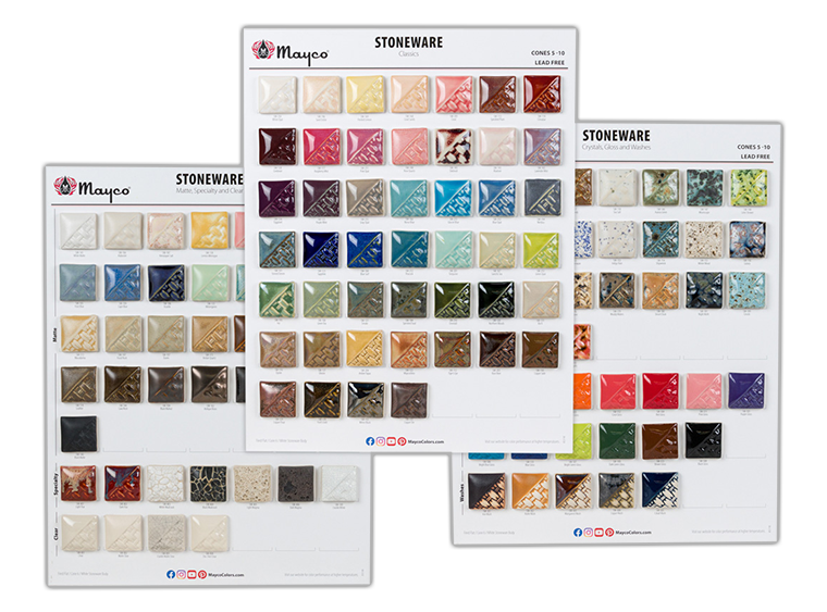 Home Mayco Stoneware Chip Chart